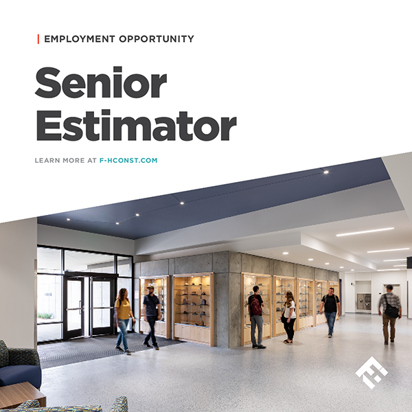 Job Opening: Senior Estimator - F&H Construction, California & Hawaii